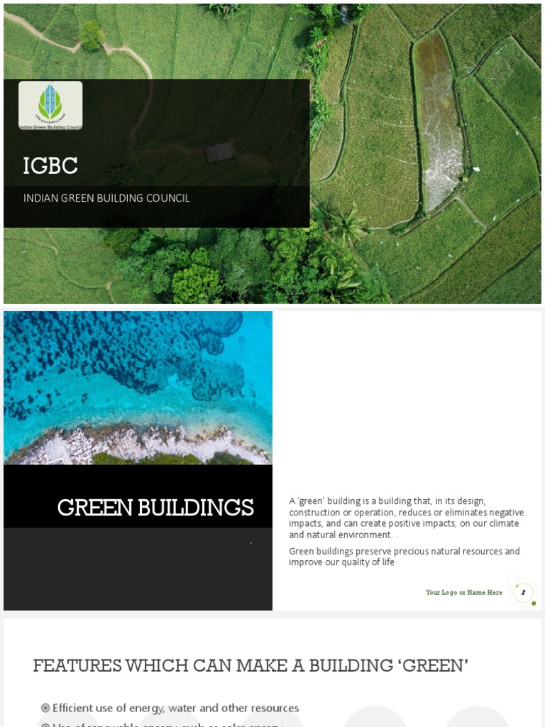 IGBC | PDF | Sustainable City | Green Building