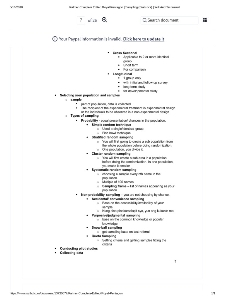 Sampling Methods Explained | PDF | Data Collection | Sampling (Statistics)