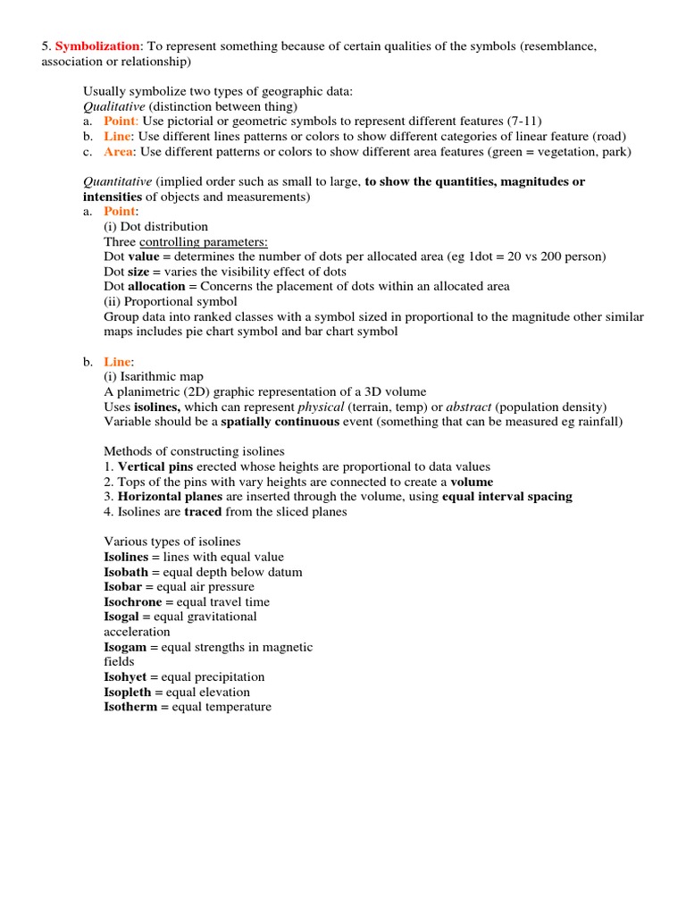 Point: Line Area: Qualitative (Distinction Between Thing) | PDF ...