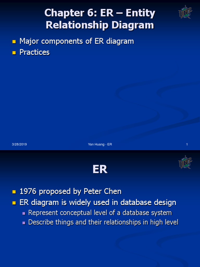 Chapter 6: ER - Entity Relationship Diagram | PDF | Scientific Modeling | Data Management