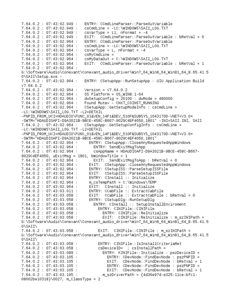 Saii Log | Download Free PDF | Computing Platforms | Microsoft Software
