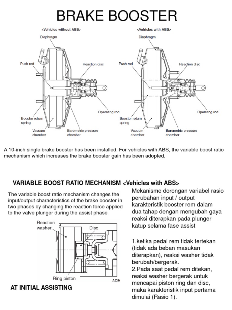 Brake Booster 1 | PDF | Brake | Automotive Technologies