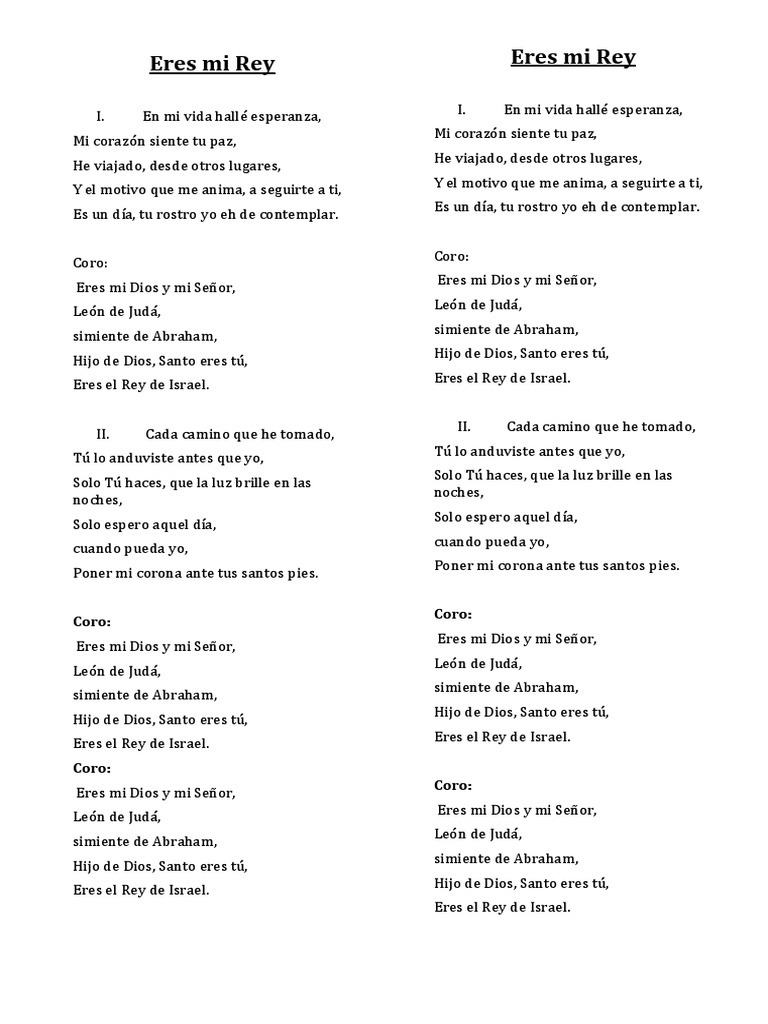 Eres Mi Rey | PDF | Hijo de Dios | Abrahán