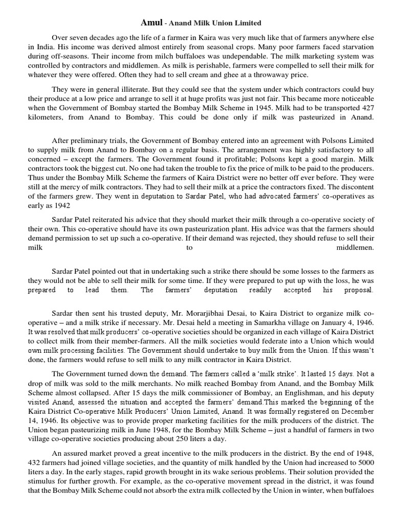 The Rise of Amul: How a Farmer Cooperative in Gujarat Revolutionized ...