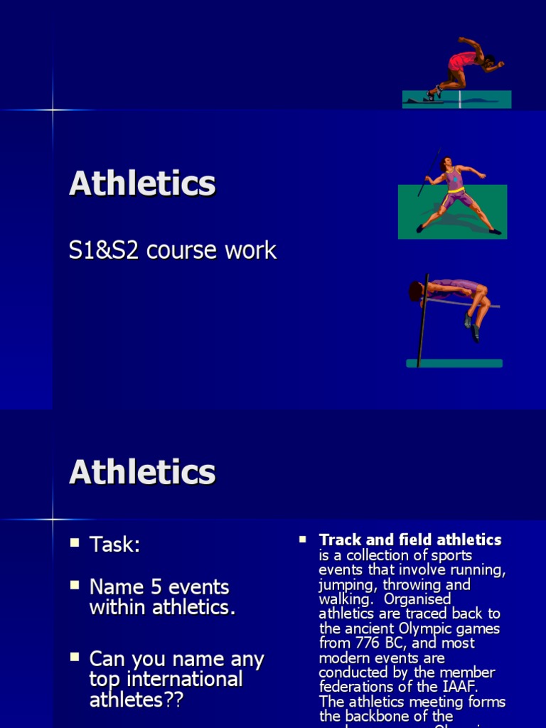 Overview of Track and Field Events | PDF | Track And Field | Running