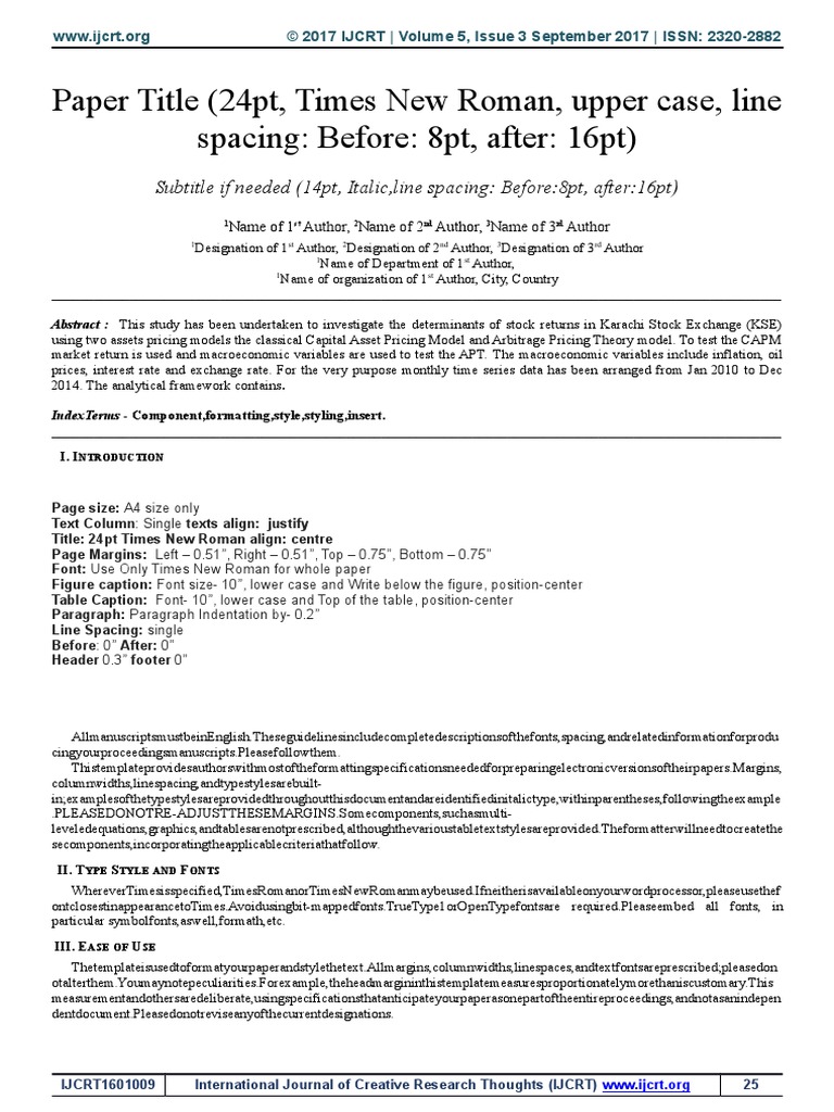 Paper Title (24pt, Times New Roman, Upper Case, Line Spacing: Before ...