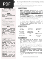 CA Articleship Resume Template | PDF