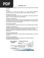 Cheque para Abono en Cuenta | PDF | Cheque | Bancos