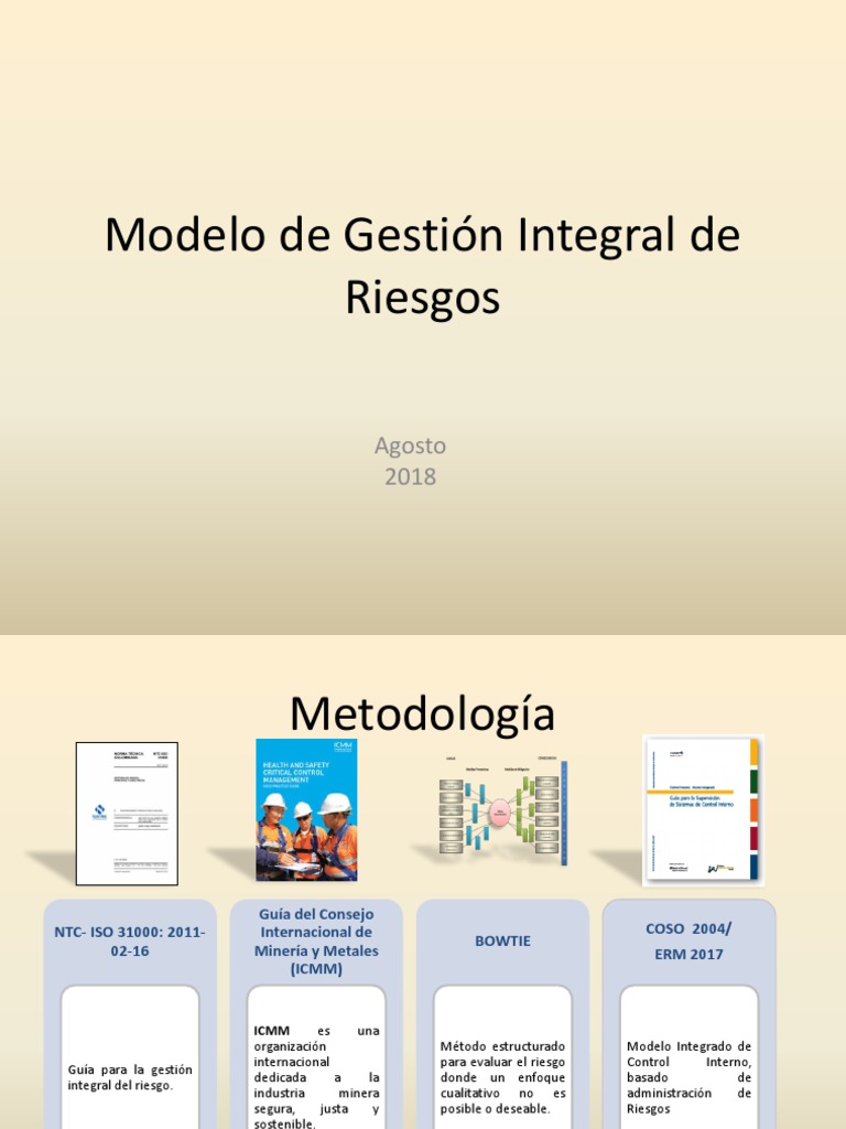Modelo de Gestión Integral de Riesgos | Evaluación de riesgos | Riesgo