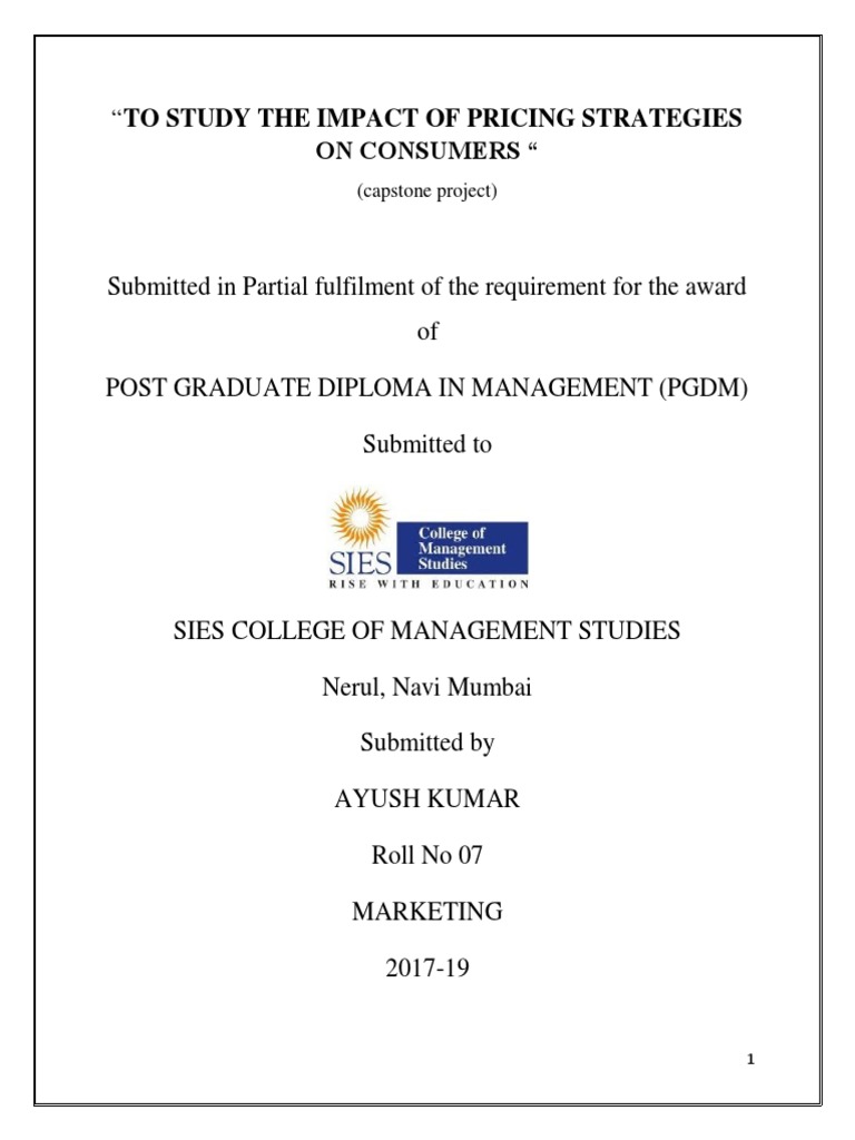 Pricing Strategies and Their Effect On Consumers | PDF | Pricing ...