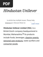 Hindustan Unilever Limited (HUL) Introduction | PDF | Unilever ...