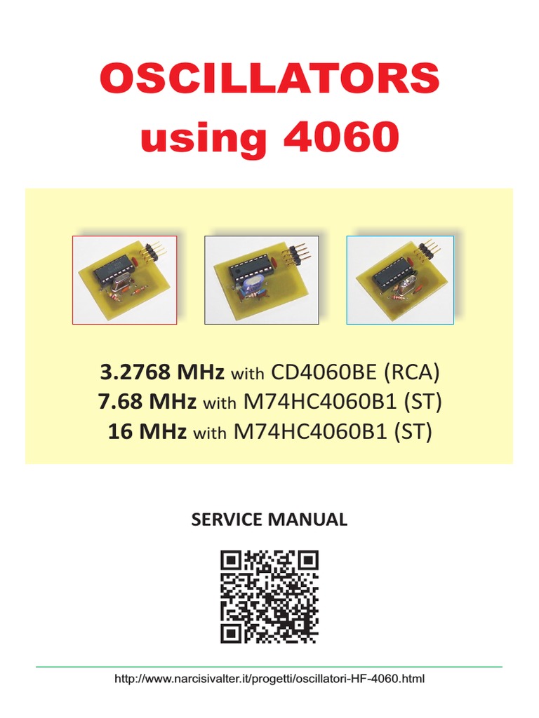 Oscillatori Quarzati Con CD4060 | PDF