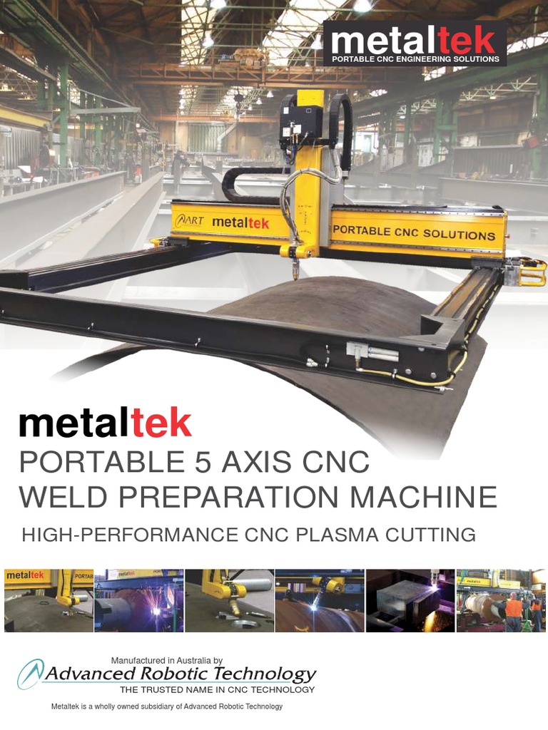 5 Axis CNC Plasma Weld Prep Machine | PDF | Numerical Control | Touchscreen