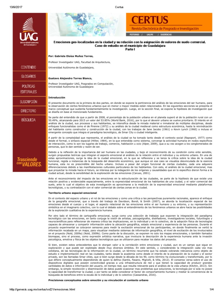 Certus PDF | PDF | Ciudad | Las emociones