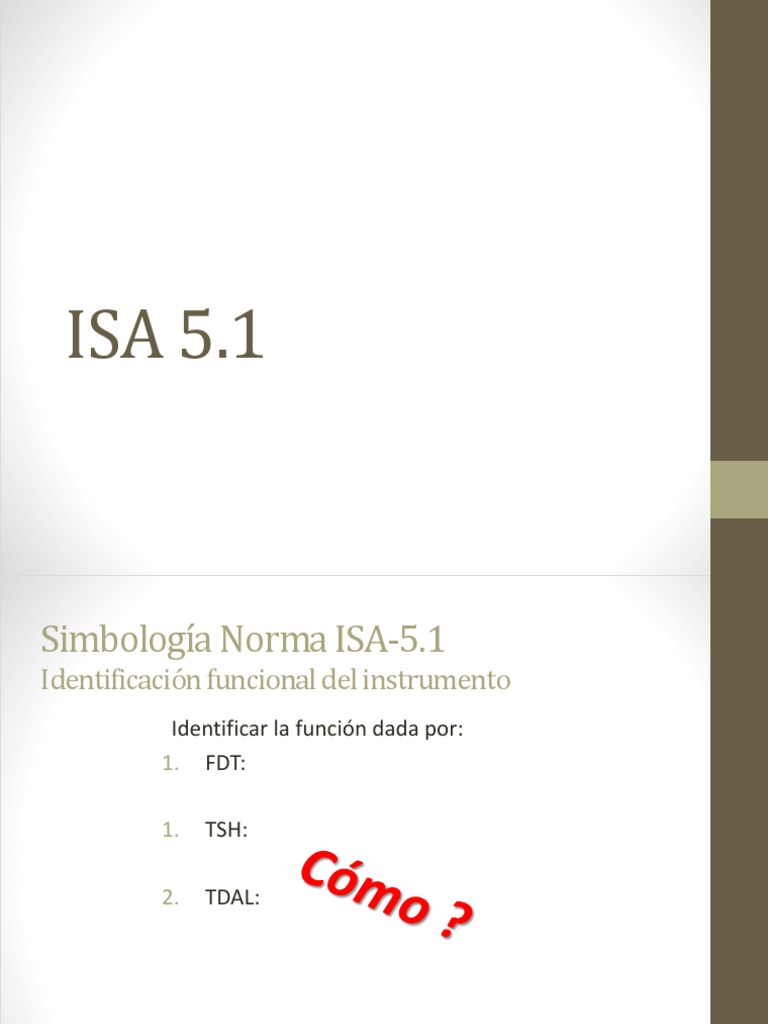 Isa 5.1 | PDF | Controlador lógico programable | Función (Matemáticas)