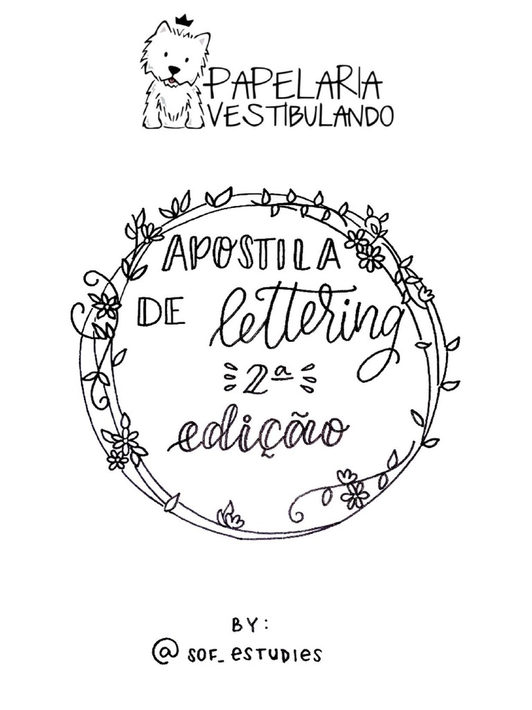 Apostila de Lettering Papelaria Vestibulando - Titulos | PDF