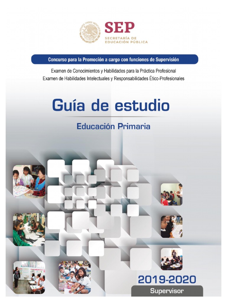 Guía de Estudio 2 - Sup - Primaria - 19-20 PDF | PDF | Prueba ...