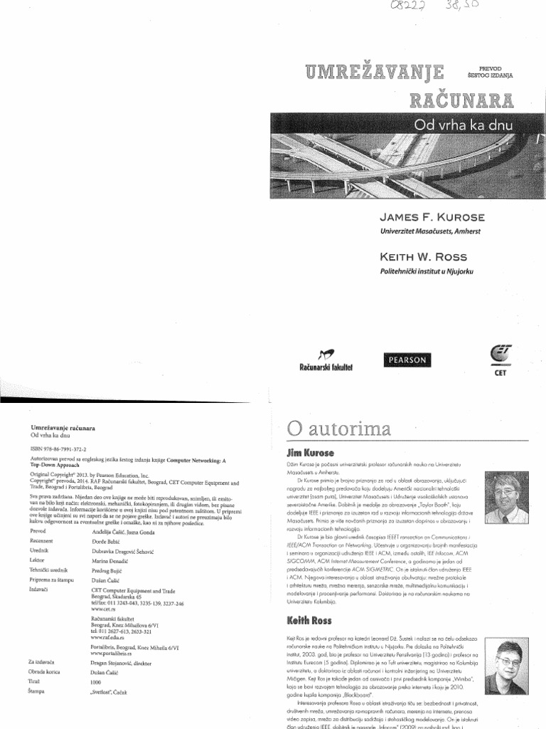 Umrezavanje Racunara Od Vrha Ka Dnu VI Izdanje Do 432 Strane PDF | PDF