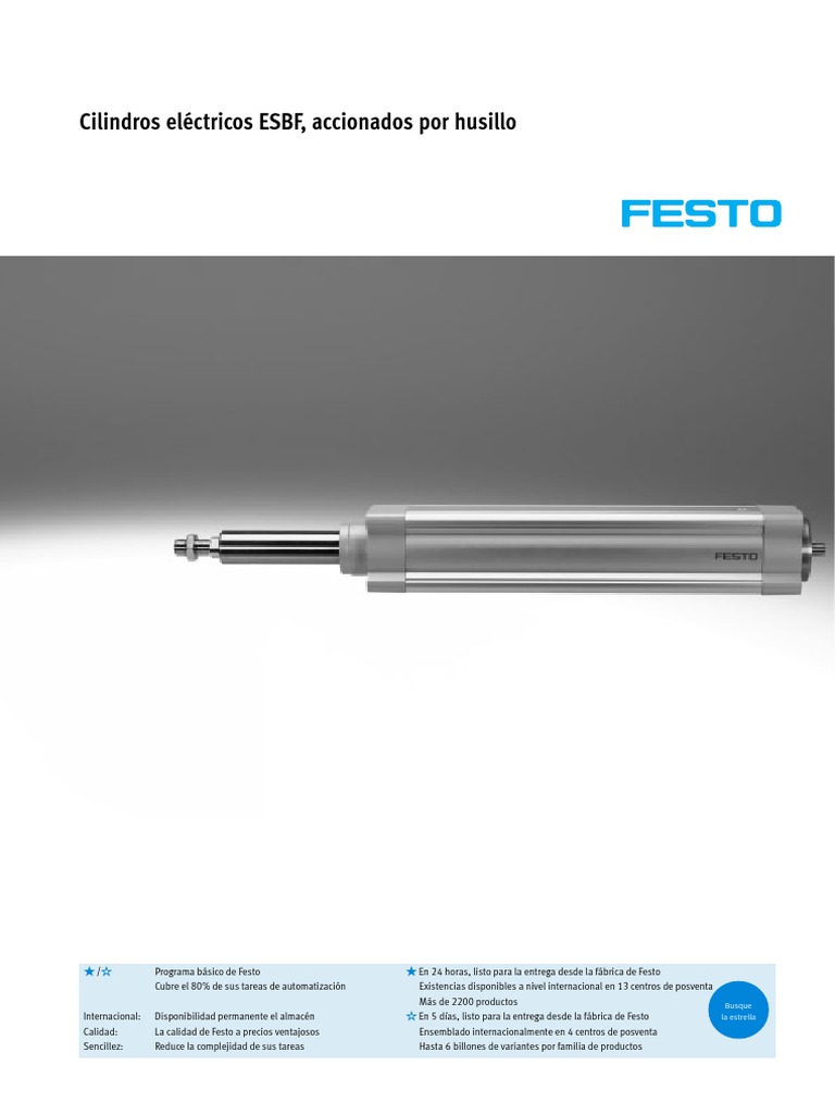 Actuador Festo | PDF | Perforar | Aluminio
