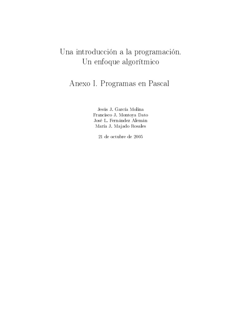 Ejercicios Resueltos en Pascal | PDF | Archivo de computadora | Programa de computadora