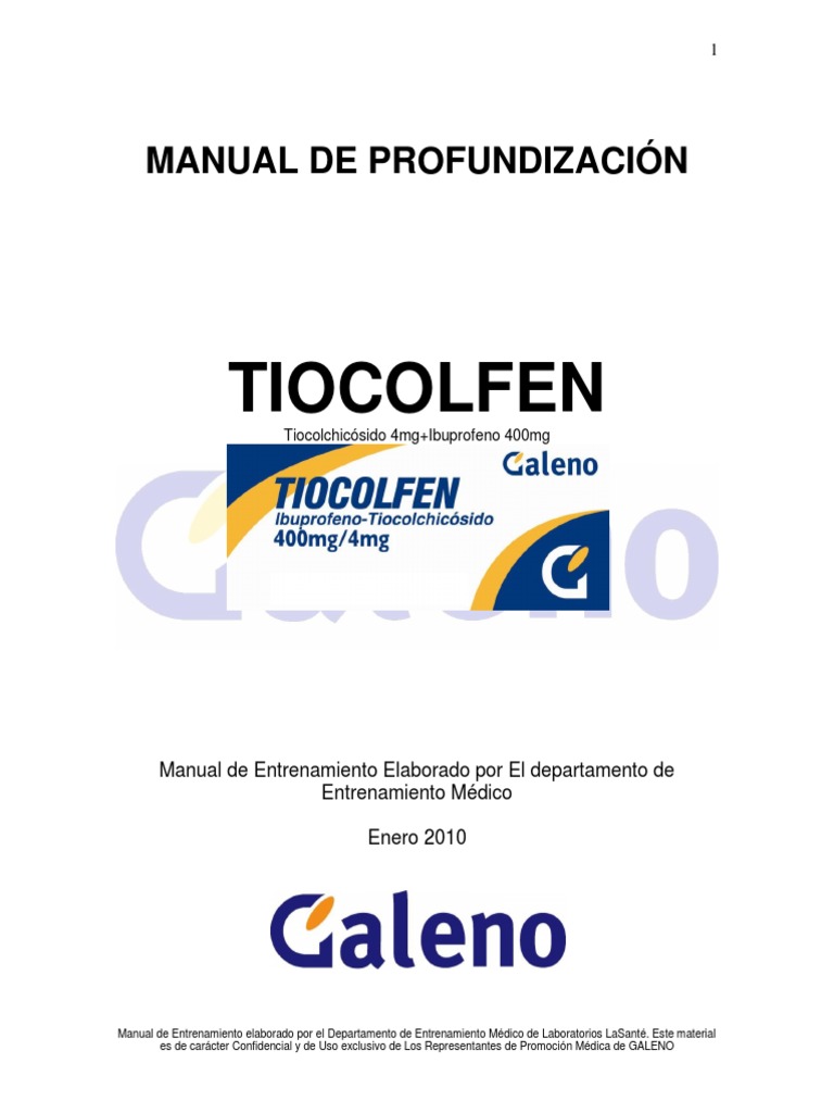 Guía completa sobre el uso de Tiocolfen para el tratamiento del dolor ...