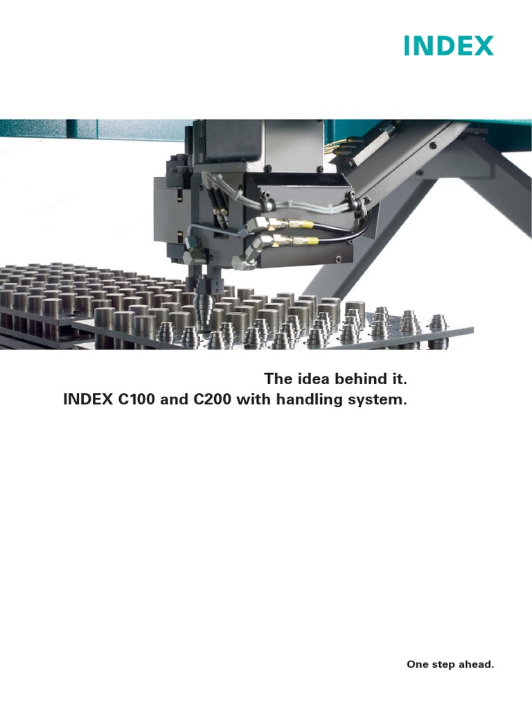 The Idea Behind It. INDEX C100 and C200 With Handling System | PDF ...
