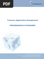 T24-CSD Programming Standards | PDF | Subroutine | Programming Language
