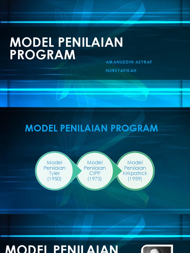 Model Penilaian Program | PDF