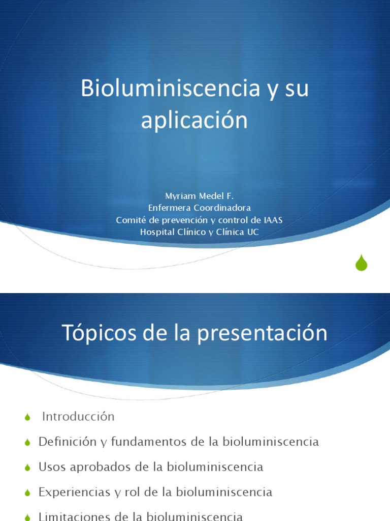 Bioluminiscencia y Su Aplicación | PDF | Trifosfato de adenosina | Biología