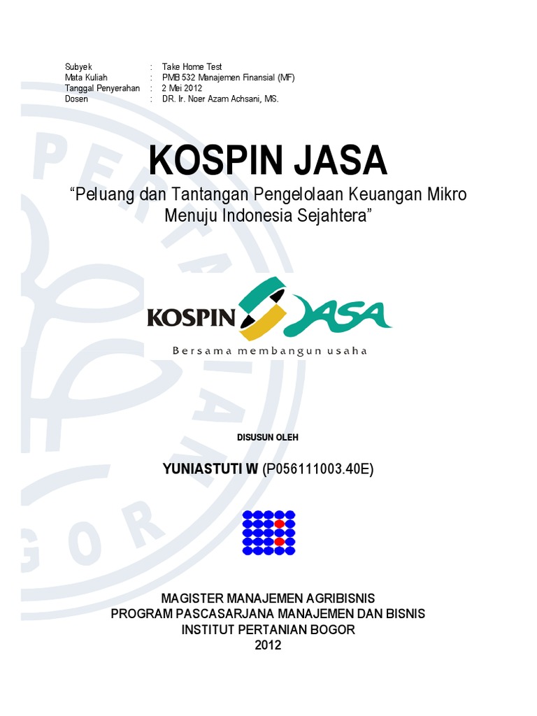 Kospin Jasa PDF | PDF