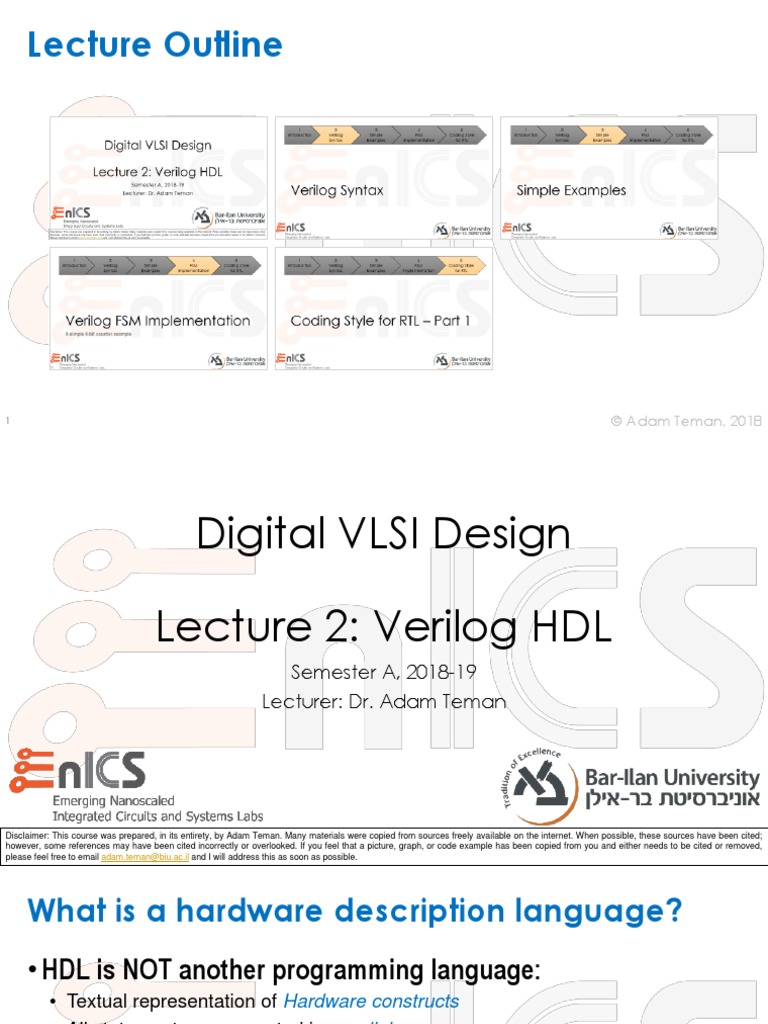 Verilog | PDF | Hardware Description Language | Electronic Design