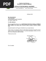 Invitation Letter For Benchmarking | PDF