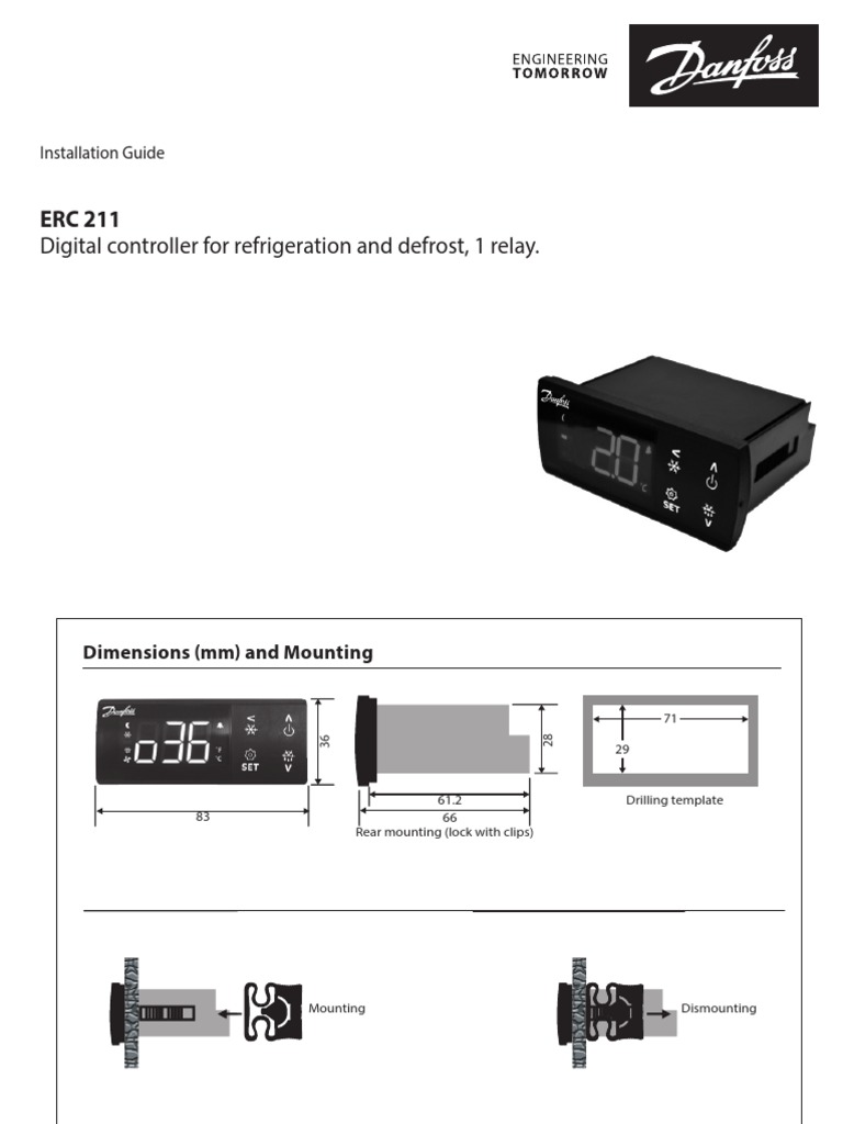 Manual Danfoss Erc211 PDF | PDF | Power Supply | Parameter (Computer ...