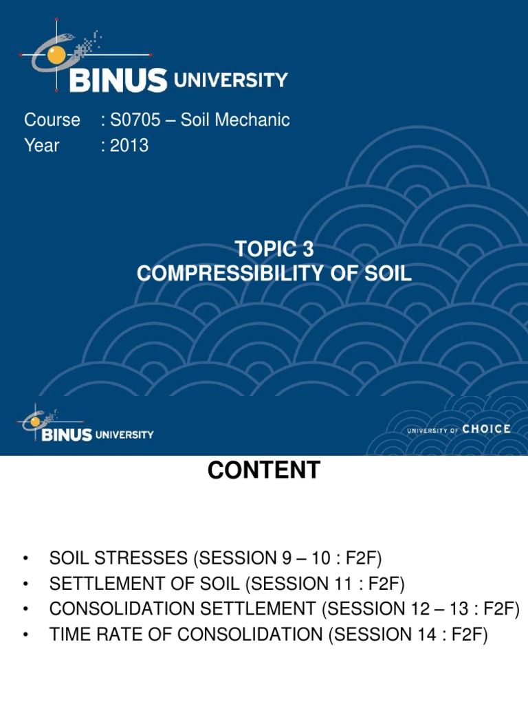 S07050010120134013Module 3 - Compressibility of Soil | PDF | Area ...