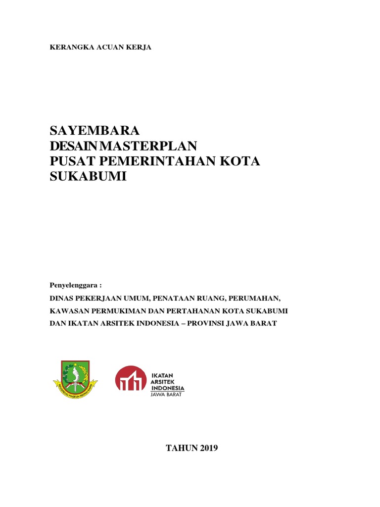 Sayembara Desain Masterplan Sukabumi | PDF