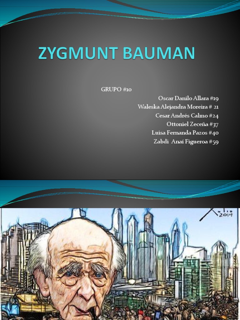 Aportes de Bauman a la Modernidad Líquida | PDF | La teoría crítica ...