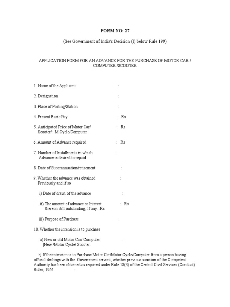 MCA PCA Application Form | PDF | Social Institutions | Social Science