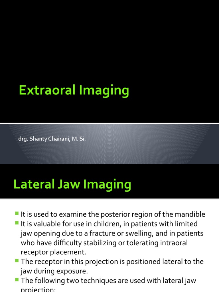 Extraoral Imaging | PDF | Skull | Skeletal System
