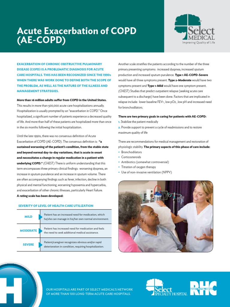Acute Exacerbation of COPD (AE-COPD) : (CHEST) Studies That Predict ...
