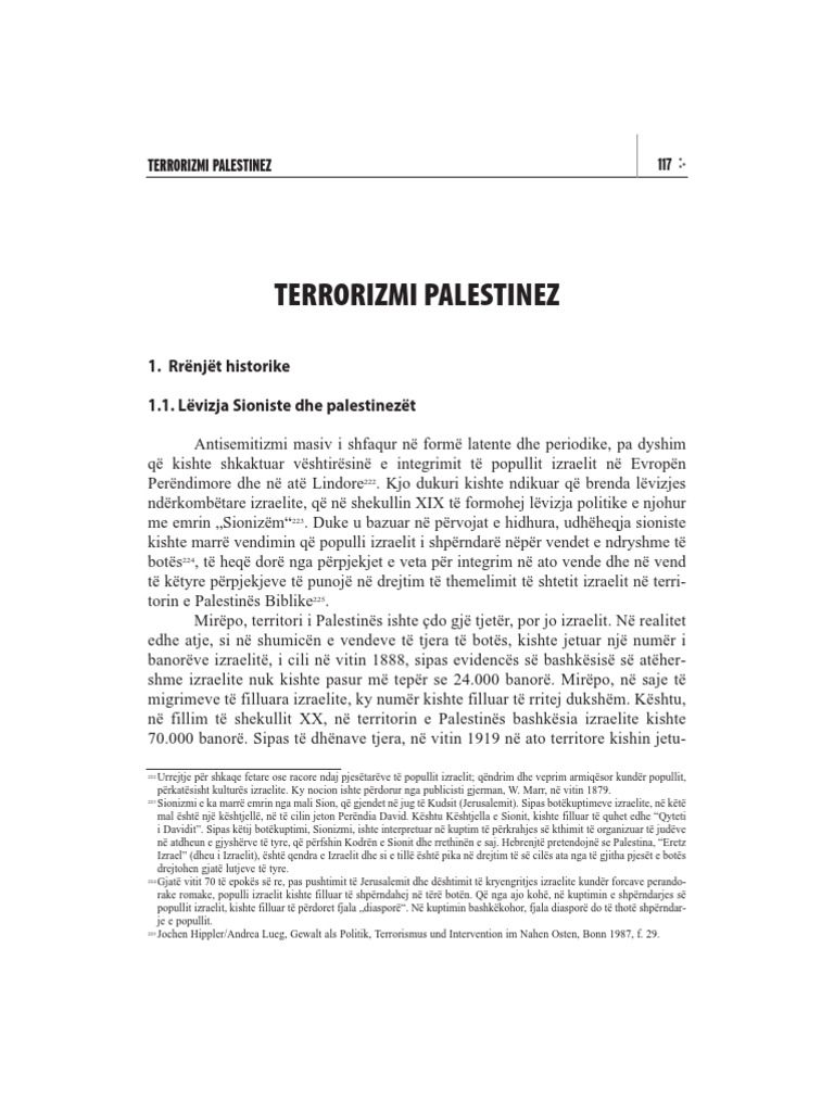 4.terrorizmi Palestinez | PDF