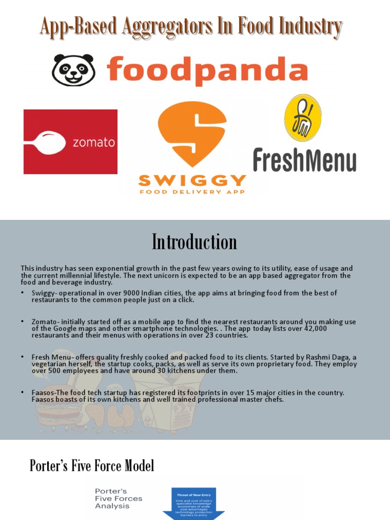 App Based Aggregators in Food Industry-2 | PDF | Business Economics ...
