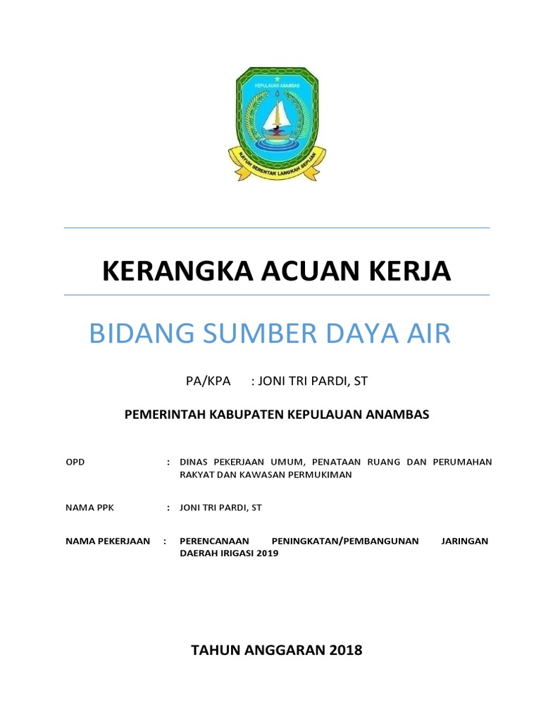 Kak PRC Irigasi PDF | PDF