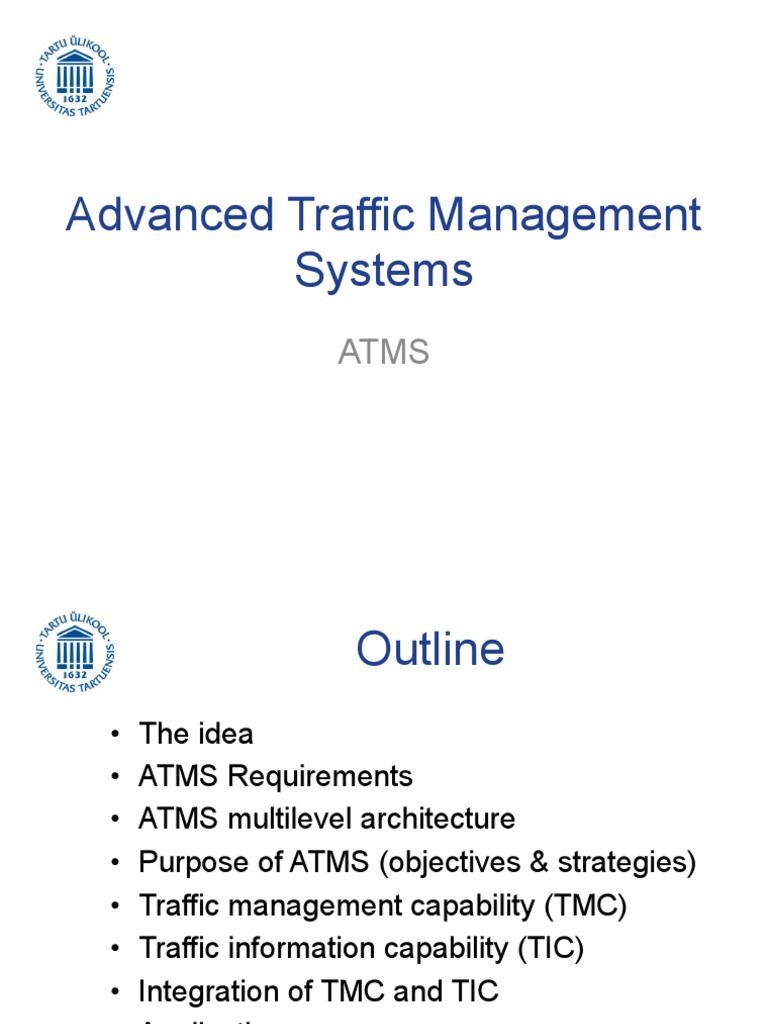 Advanced Traffic Management Systems | PDF | Traffic Congestion | Traffic
