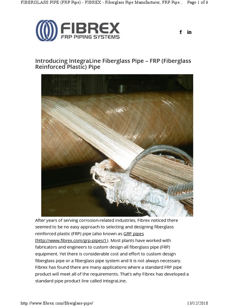 HTTP WWW - Fibrex | PDF | Fiberglass | Fibre Reinforced Plastic