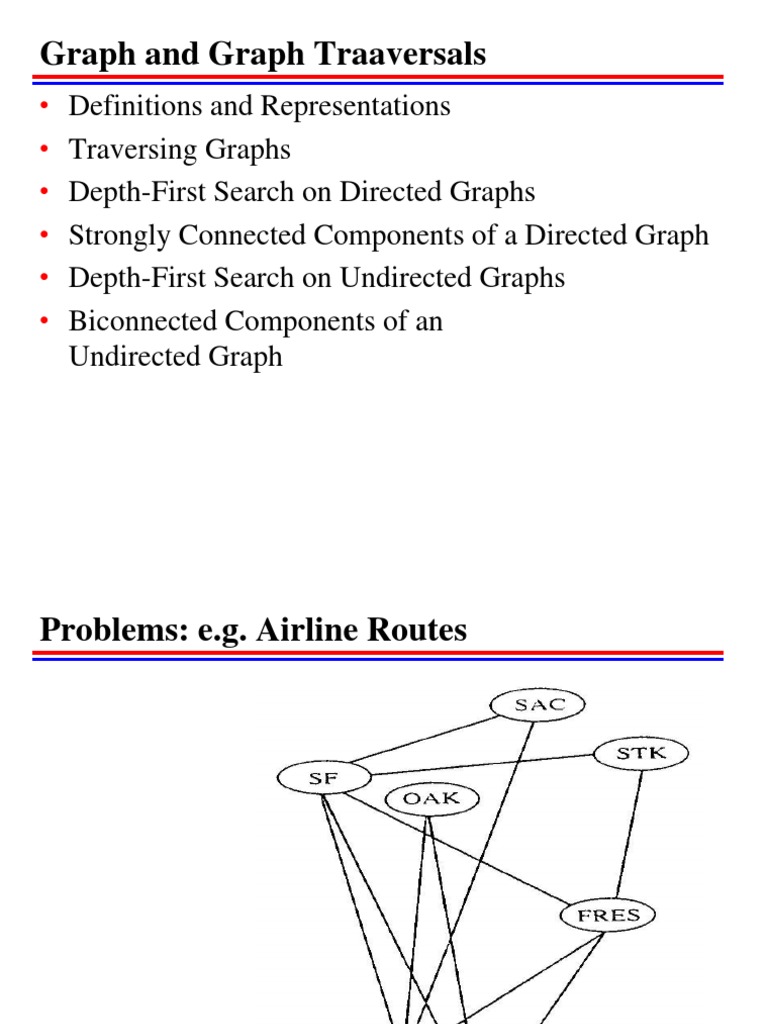 Graph and Graph Traaversals | PDF | Combinatorics | Algorithms And Data Structures