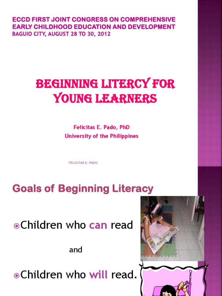 ECCD, Beginning Literacy | PDF | Reading Comprehension | Syllable