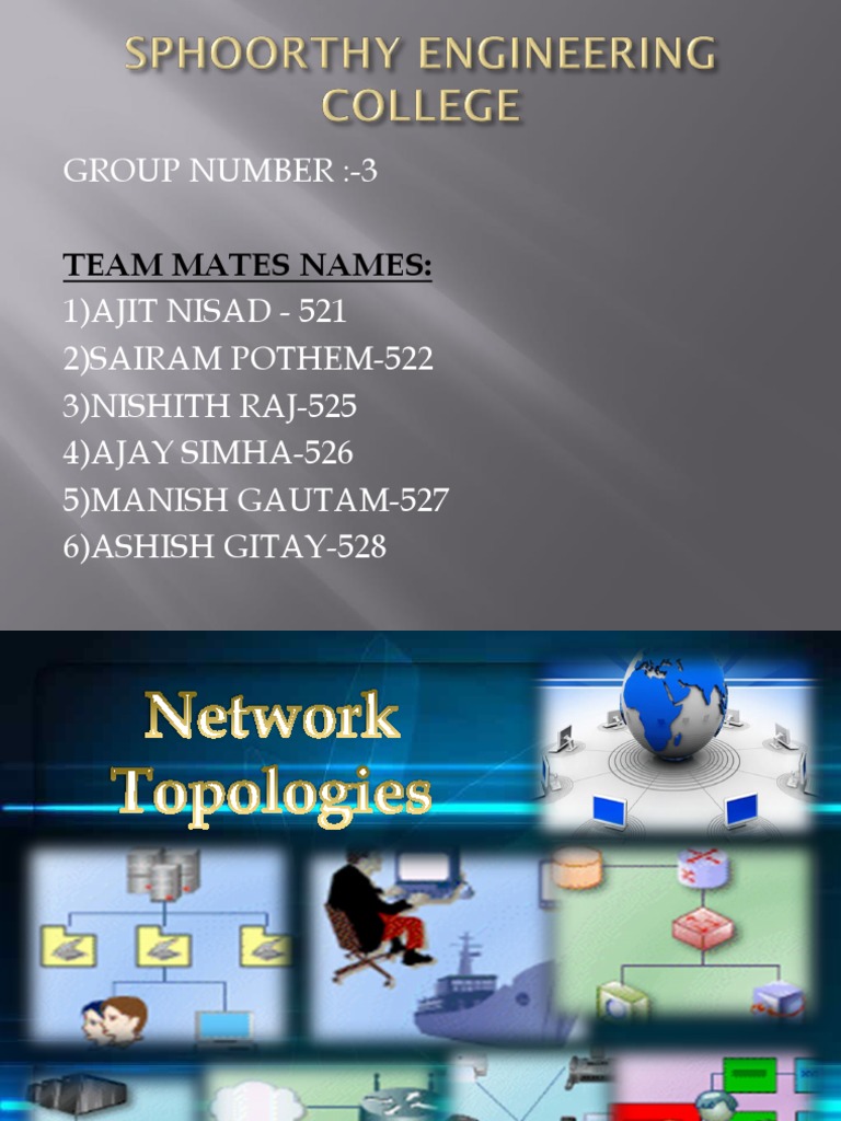 Group Number:-3: Team Mates Names | PDF | Network Topology | Computer ...