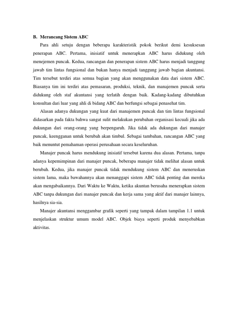 Merancang Sistem ABC | PDF