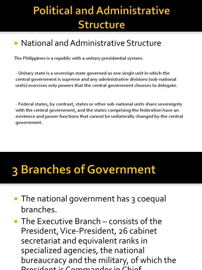 Political Structure of Philippines | PDF | United States Congressional ...