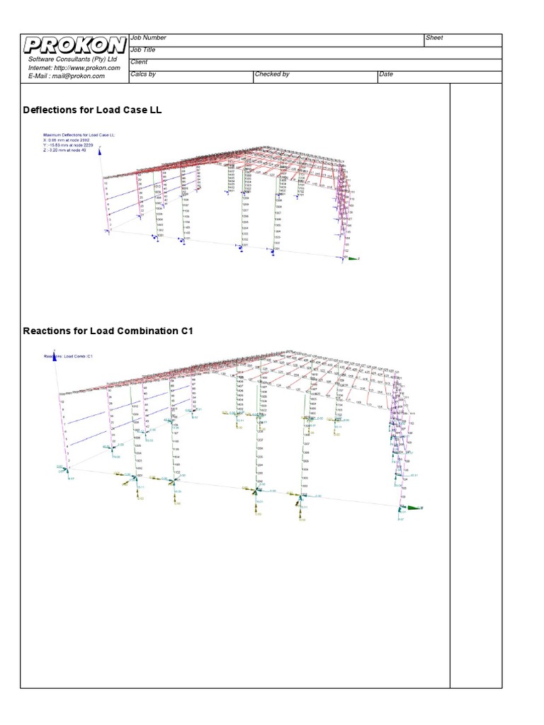 Prokon - Model Sample | PDF